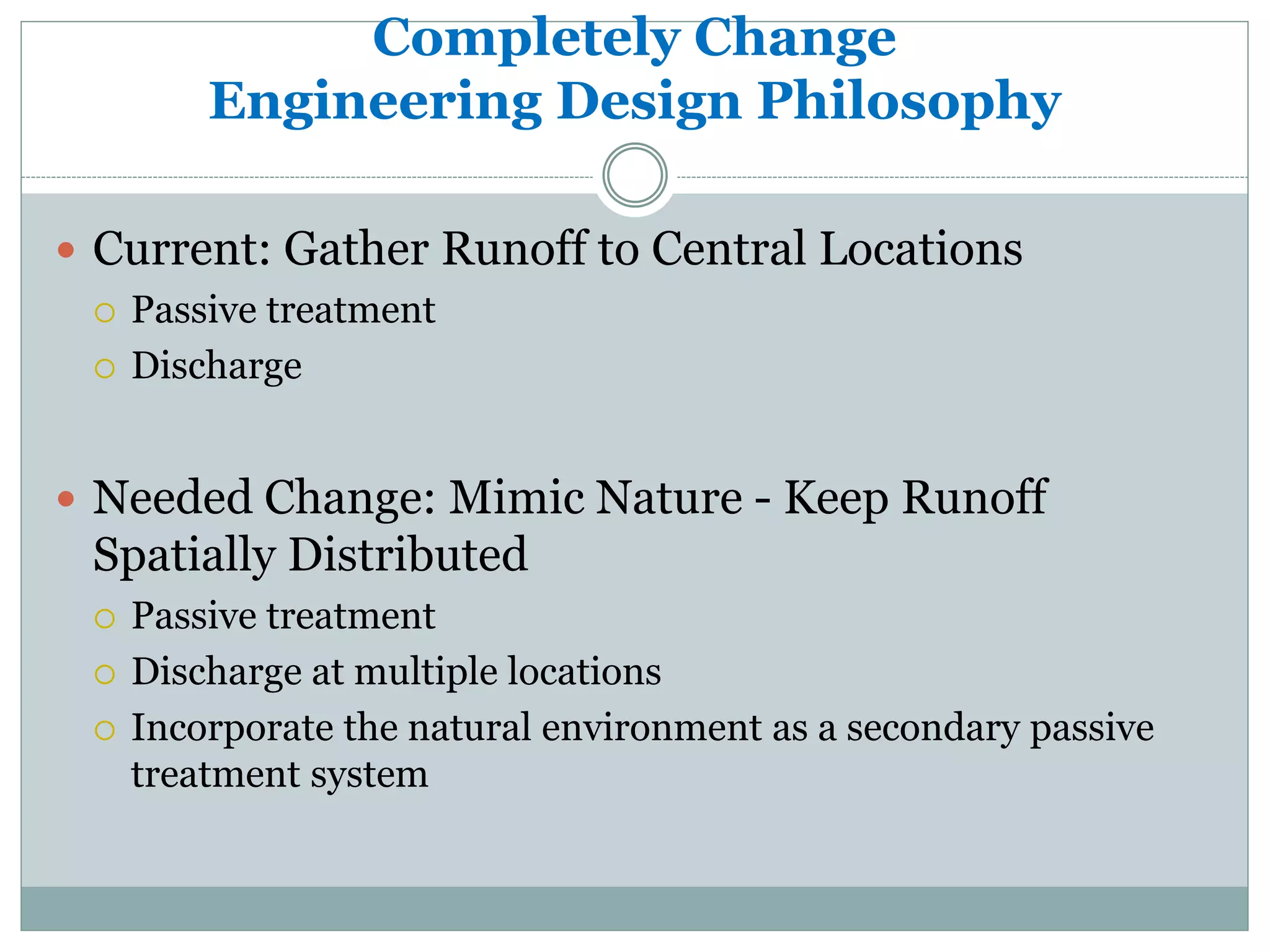 Using Weep Berms to Control Water Quality by Richard Warner and Greg ...