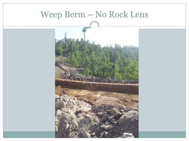 Using Weep Berms to Control Water Quality by Richard Warner and Greg ...