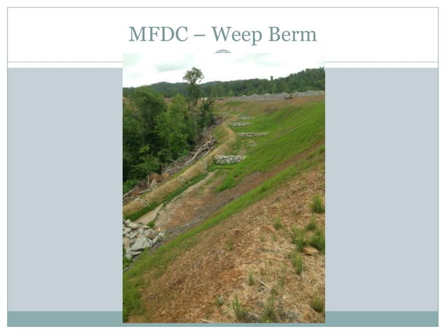 Using Weep Berms to Control Water Quality by Richard Warner and Greg ...