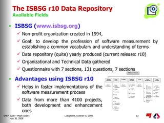 Performance Calculation and Benchmarking using the ISBSG Release 10 Data Repository | PDF ...