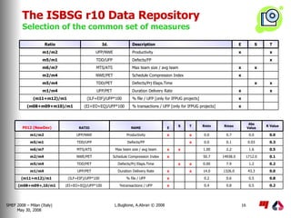 Performance Calculation and Benchmarking using the ISBSG Release 10 Data Repository | PDF ...