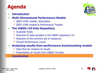 Performance Calculation and Benchmarking using the ISBSG Release 10 Data Repository | PDF ...