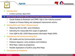 Strengthening CMMI Maturity Levels with a Quantitative Approach to Root ...