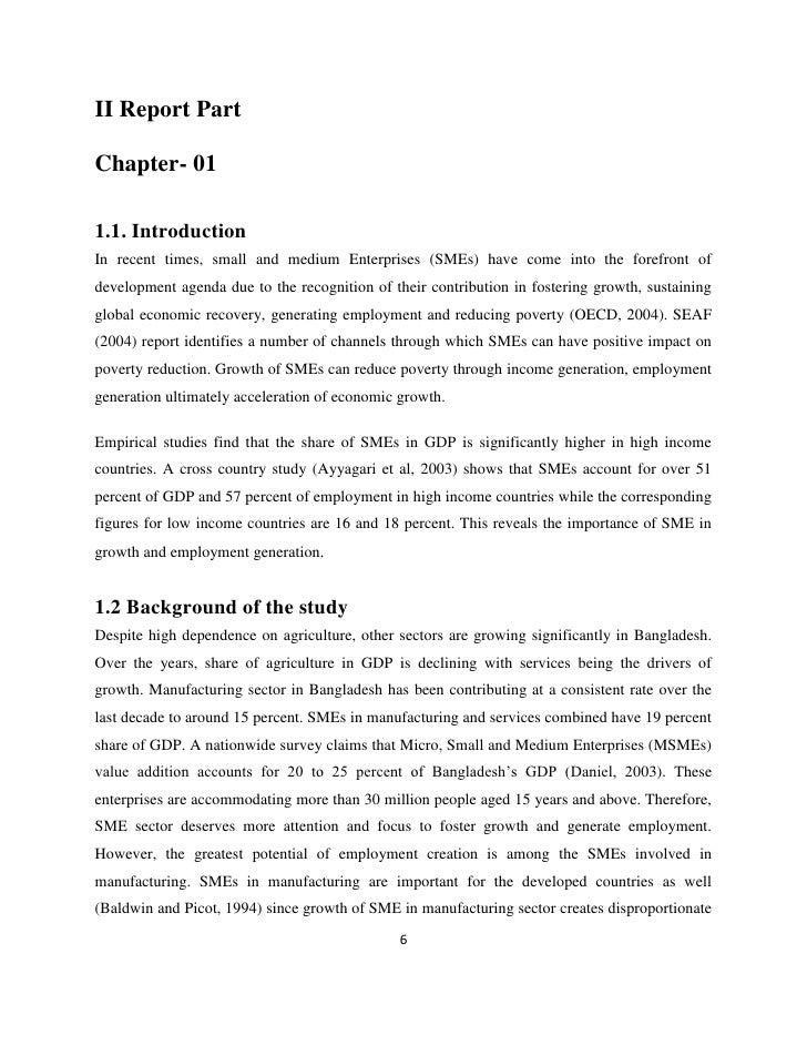 SME ( Small and Medium Enterprises)