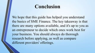 SME Finance A Guide to the Basics.pptx