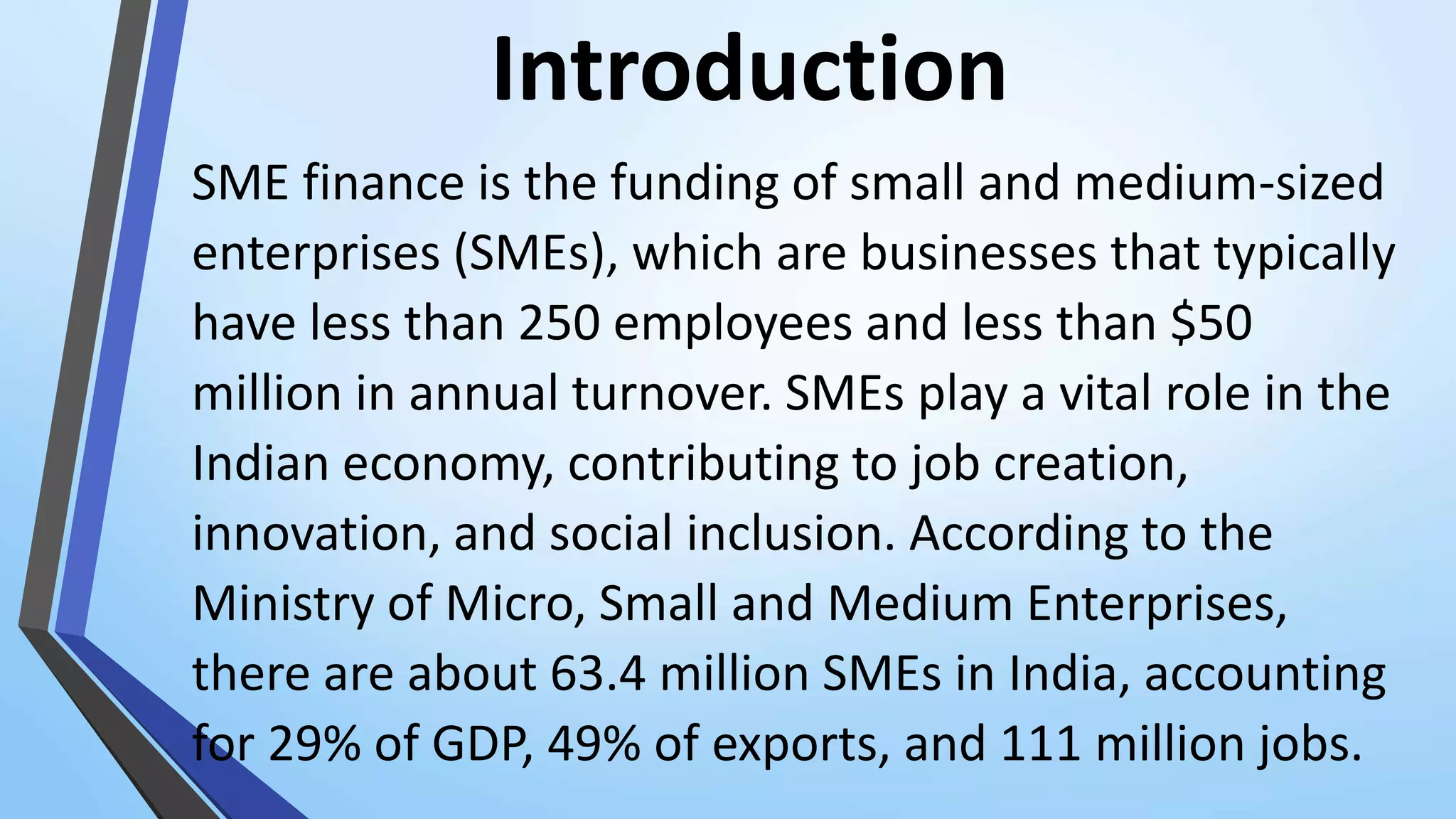 SME Finance: The Essentials for Small Businesses in India | PPTX