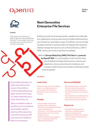 The Enterprise File Fabric for OpenIO | PDF