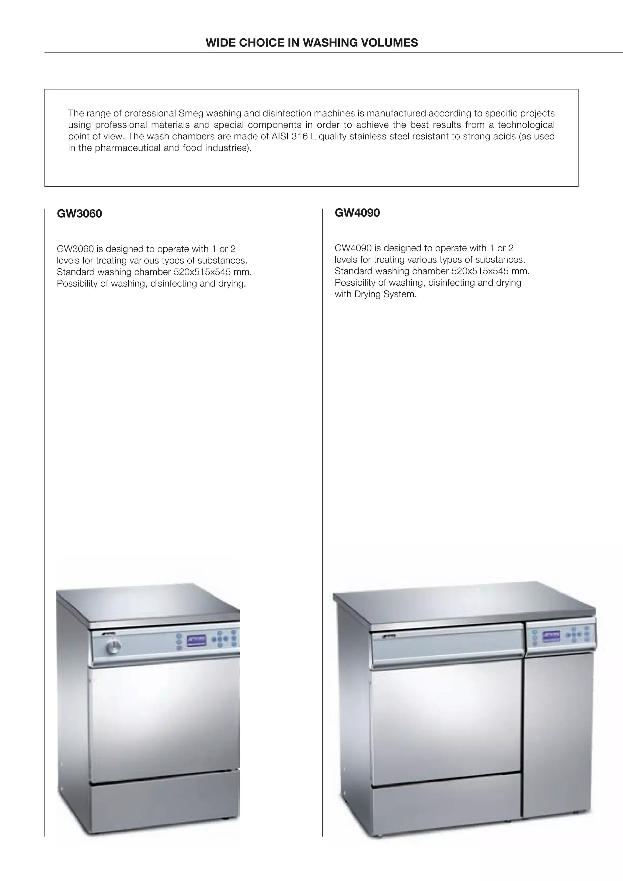 Smeg laboratory glassware washers | PDF