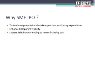 Sme IPO | PPTX