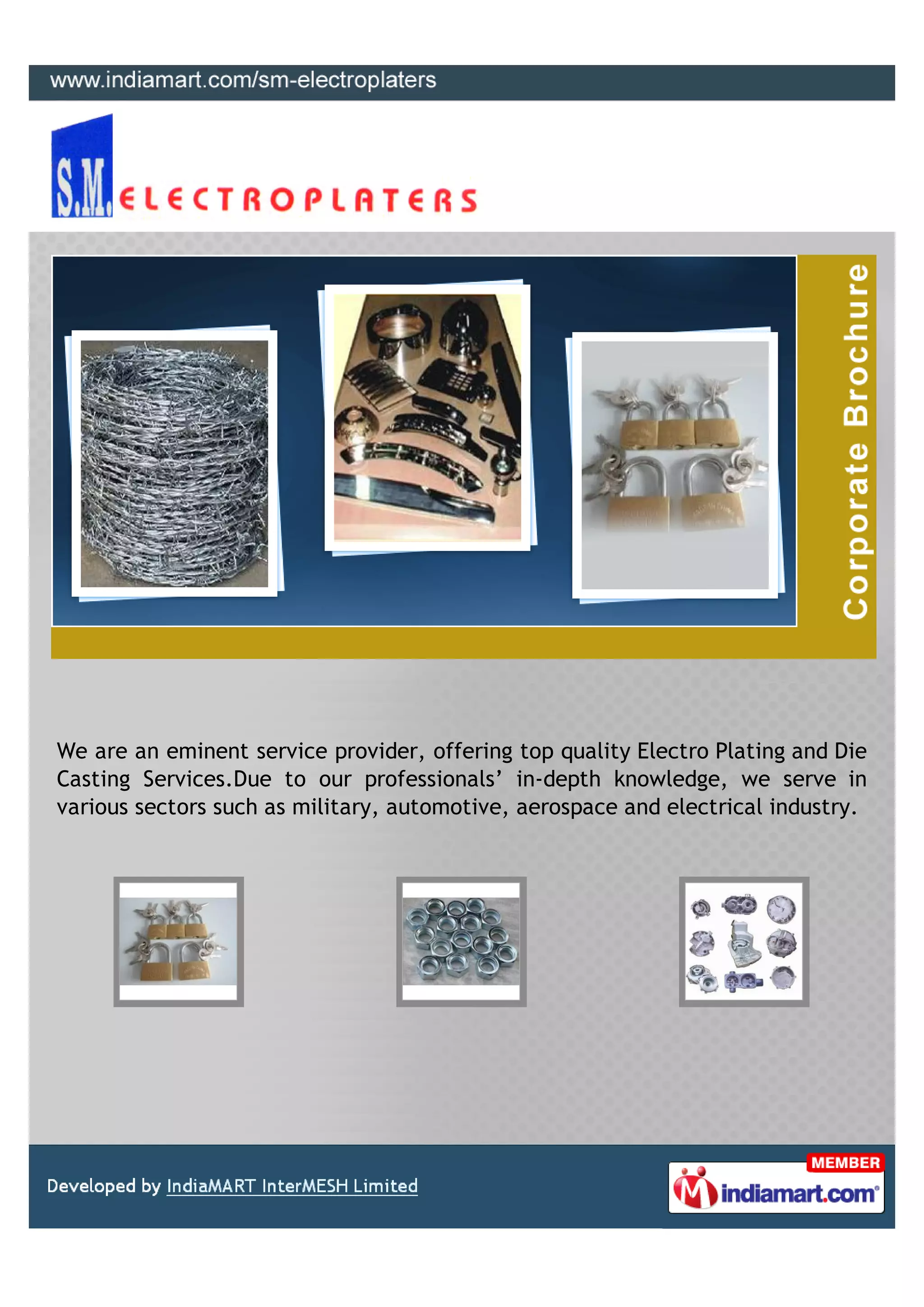 SM Electro Plater, Delhi, Electroplating | PDF