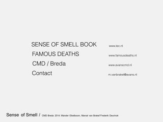 Frederik Duerinck en Marcel van Brakel (Sense of Smell) @ Cross Media Café 'Uit het lab' | PPT