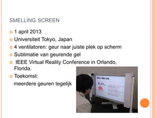 Smelling Screen | PPTX