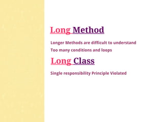 Smelling your code | PPT