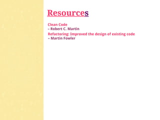 Smelling your code | PPT