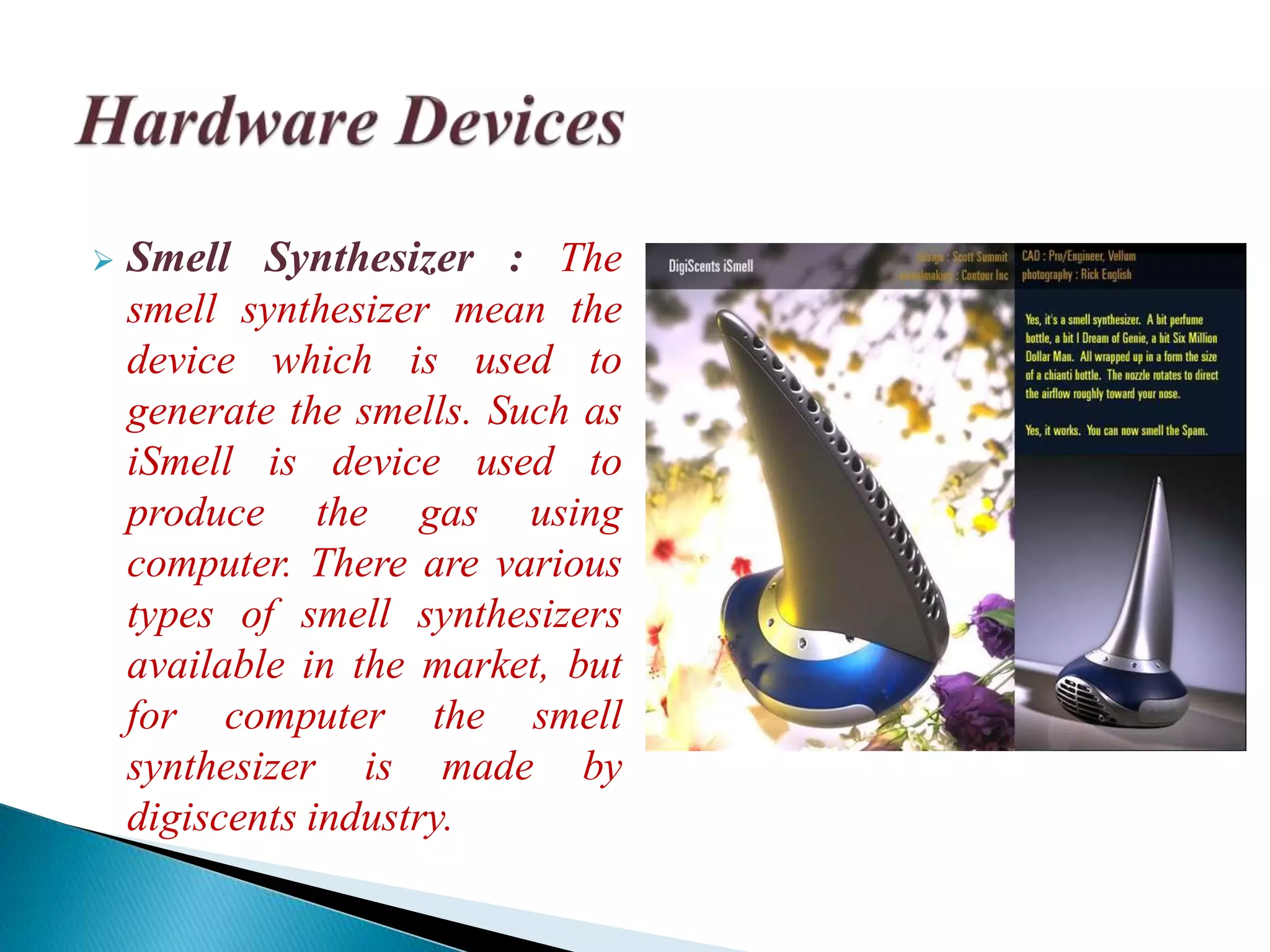 Smell technology | PPTX