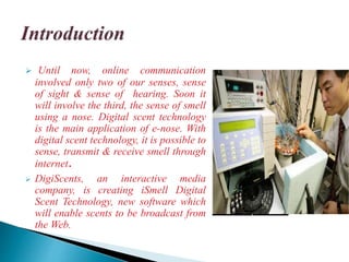 Smell technology | PPTX