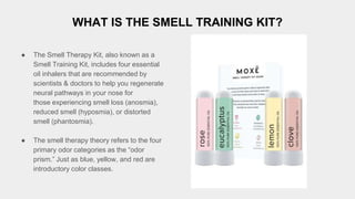 Smell Theraphy Kit | PPTX | Perfume and Fragrance | Beauty