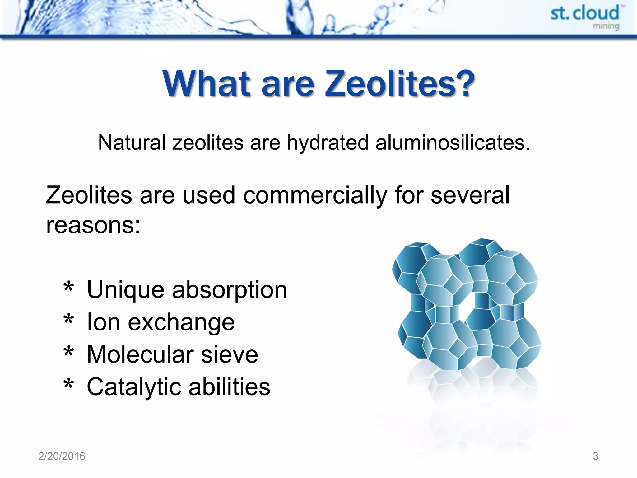 A Review of Zeolite Based Treatment Water Systems and Thier ...