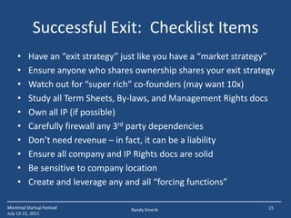 Be ready to be bought! Your company is your product. - Randy Smerik | PPTX