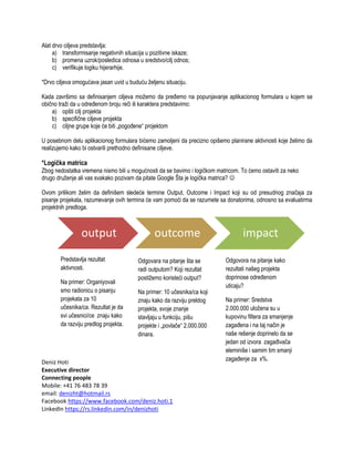 Smernice i trikovi za razvoj predloga projekta. | PDF