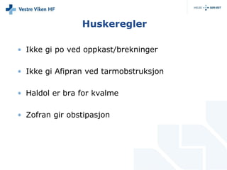 Smerte og kvalme made easy 2019 v2 | PPT