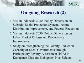 SMERU’s POLICY IMPACT ON SCHOOL OPERATIONAL ASSISTANCE (BOS) PROGRAM | PDF