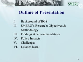 SMERU’s POLICY IMPACT ON SCHOOL OPERATIONAL ASSISTANCE (BOS) PROGRAM | PDF