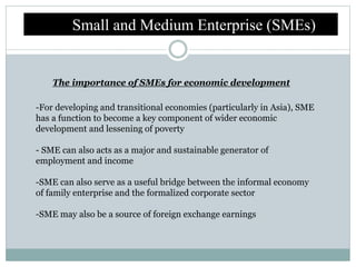smes.pptx | Small and Medium-sized Business | Business