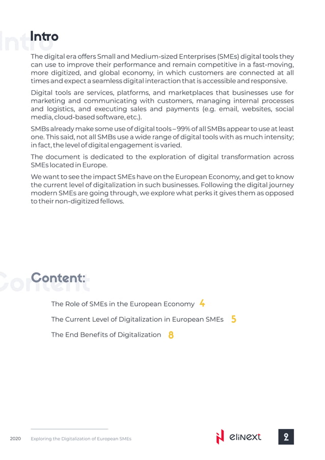 The Digitalization of European SMEs | PDF | Small and Medium-sized Business | Business