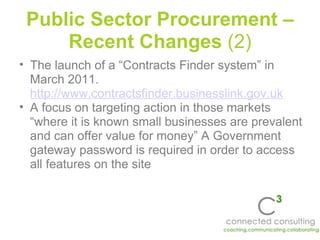 Public Sector Procurement for SMEs | PPT