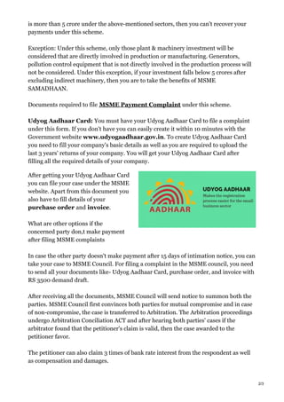 Steps To File MSME Complaint | MSME SAMADHAAN | PDF