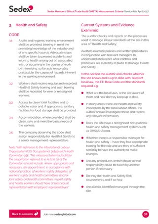 Sedex Members Ethical Trade Audit (SMETA) Measurement Criteria | PDF