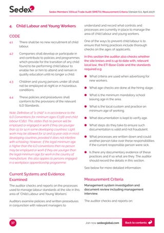 Sedex Members Ethical Trade Audit (SMETA) Measurement Criteria | PDF