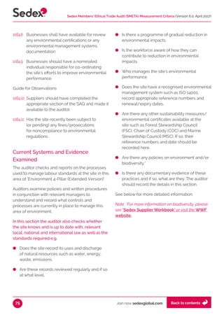 Sedex Members Ethical Trade Audit (SMETA) Measurement Criteria | PDF