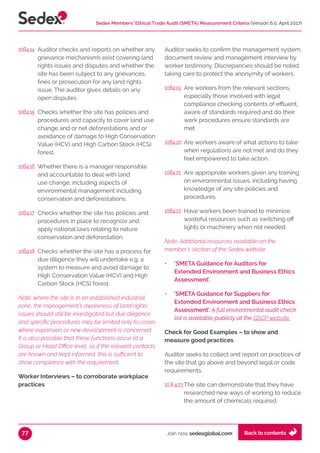 Sedex Members Ethical Trade Audit (SMETA) Measurement Criteria | PDF
