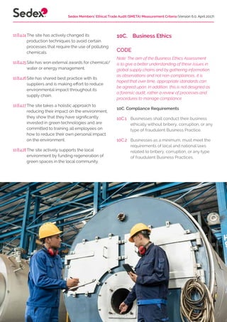 Sedex Members Ethical Trade Audit (SMETA) Measurement Criteria | PDF