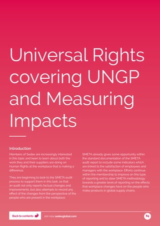 Sedex Members Ethical Trade Audit (SMETA) Measurement Criteria | PDF