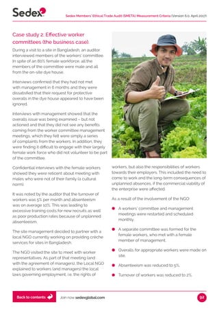 Sedex Members Ethical Trade Audit (SMETA) Measurement Criteria | PDF