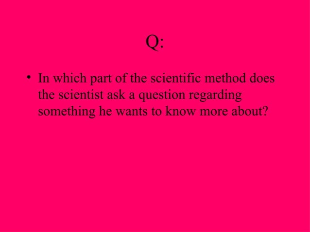 Scientific Method Flashcards | PPT
