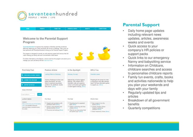 SME work-life programs | PPT