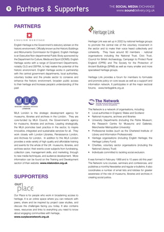 Social Media Exchange For The Cultural And Heritage Sectors Delegate ...