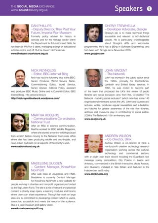 Social Media Exchange For The Cultural And Heritage Sectors Delegate ...