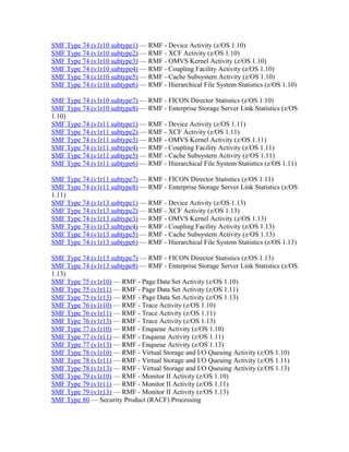 Smf - Formatos RACF | DOC