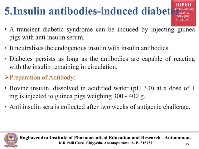 Screening models of Anti diabetics. | PPTX | Diabetes | Diseases and ...