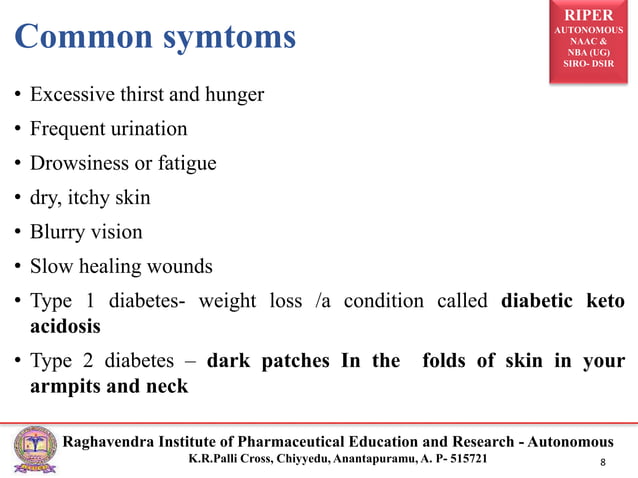 Screening models of Anti diabetics. | PPTX | Diabetes | Diseases and ...