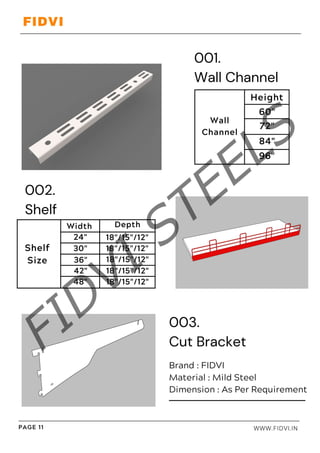 Supermarket display racks catlogue fidvi steel | PDF | Retail Industry ...