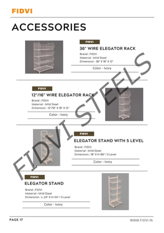 Supermarket display racks catlogue fidvi steel | PDF | Retail Industry ...