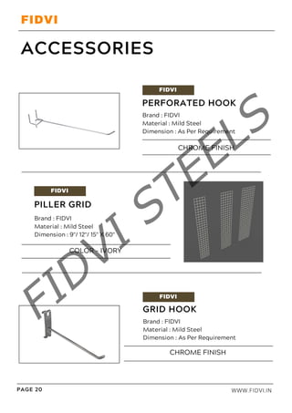 Supermarket display racks catlogue fidvi steel | PDF | Retail Industry ...