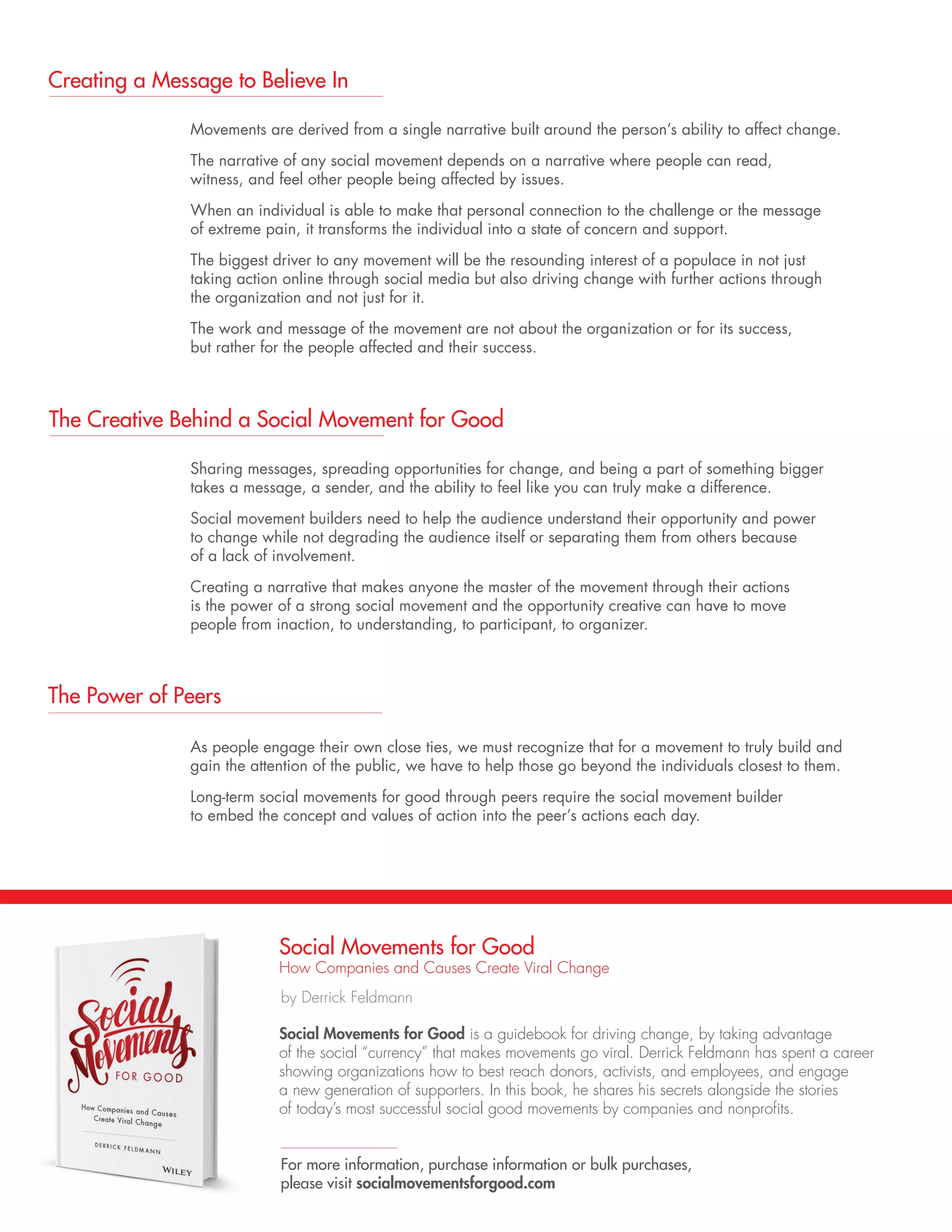 Social Movements for Good - How Companies and Causes Create Viral ...
