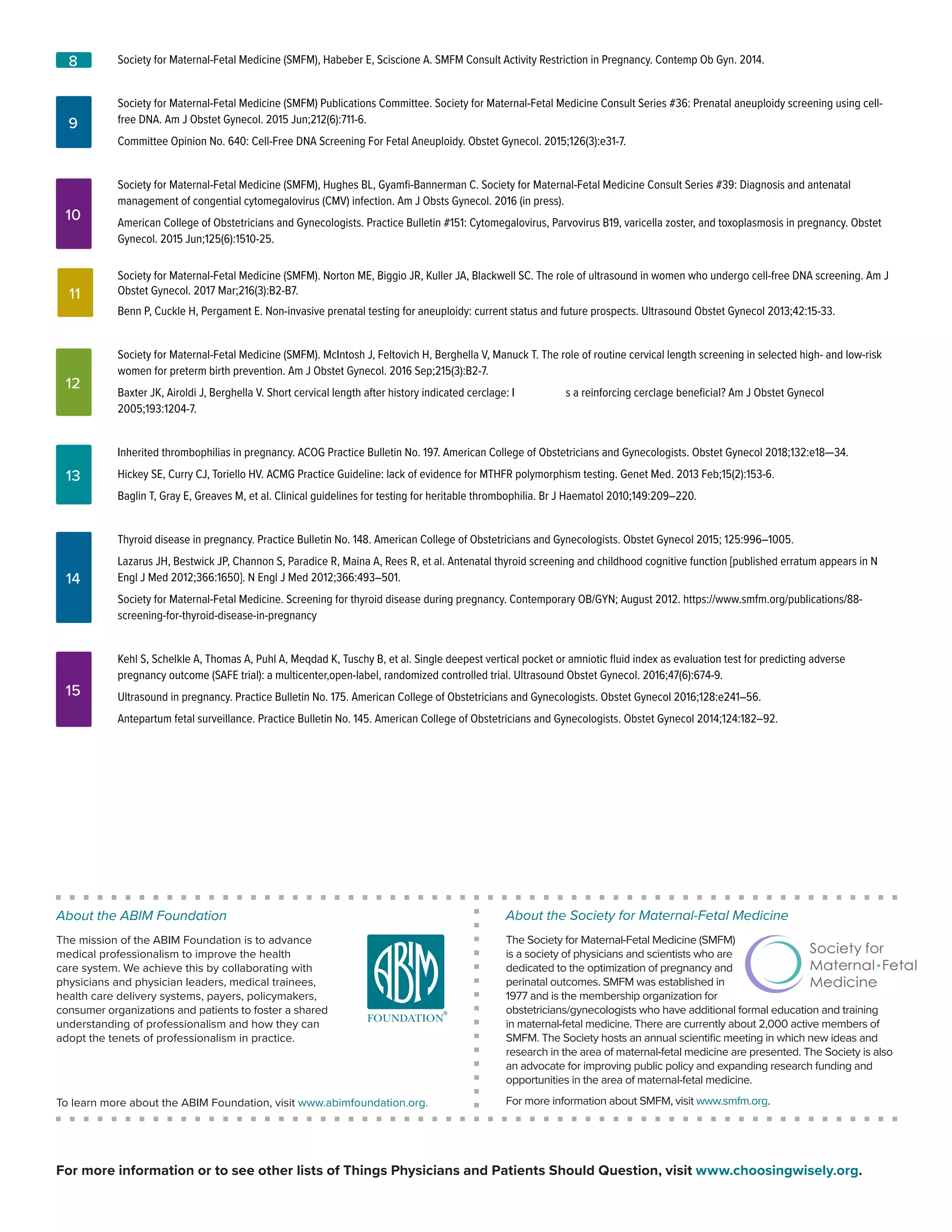 Choosing Wisely: 15 Things Physicians and Patients Should Question | PDF